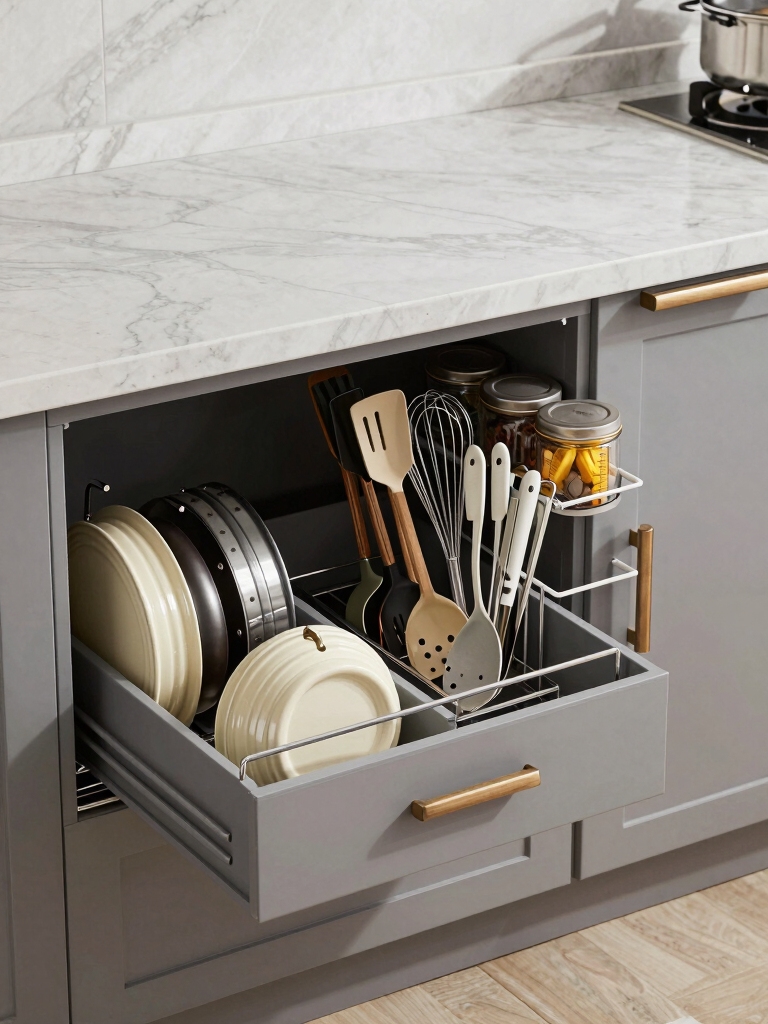 16 Kitchen Cabinet Organization Layout Plans That Make Cooking Faster
